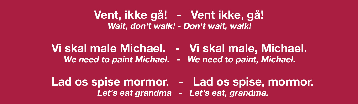 Commas in Danish
